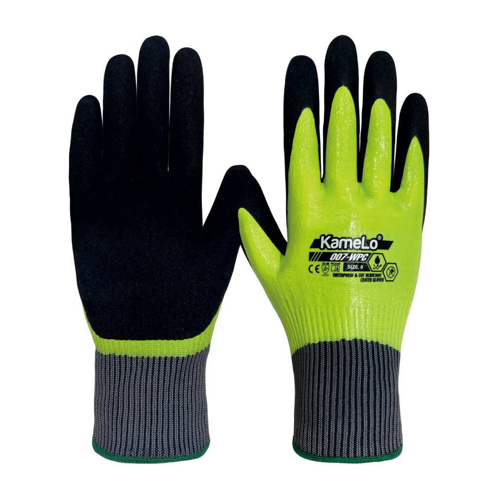 KameLo 007-WPC | CE Certified EN388 Level 5 Waterproof & Cut-Resistant